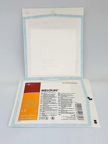 Melolin Pad Dressing 10x10cm Pack of 5, 10, 20, 50 or 100 Low-Adherent ...