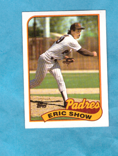1989 Topps Baseball card #427 Eric Show Padres | eBay