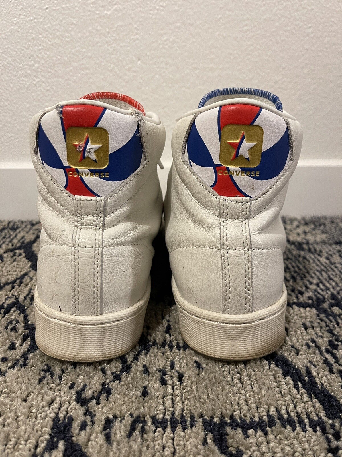 Converse Pro Leather All Star White High-top Sneaker … - Gem