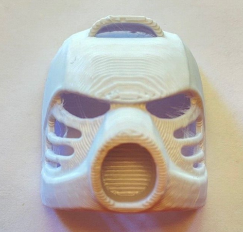 LEGO Bionicle Kanohi Mask Hau Toa Mata Tahu (White) 32505 3D Printed | eBay