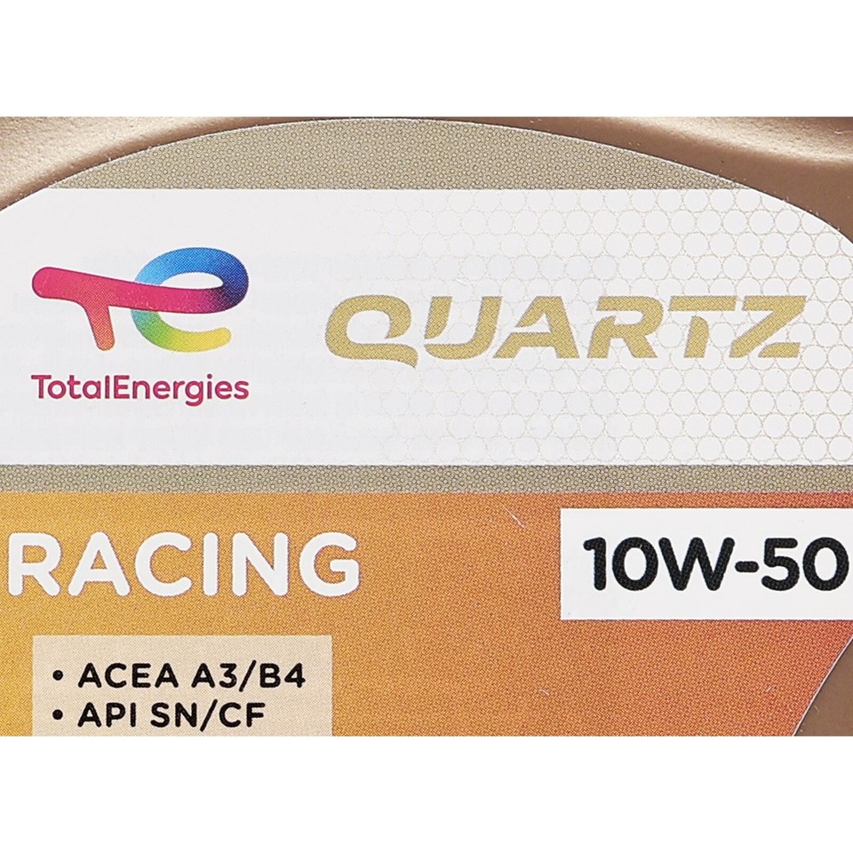 Total Quartz Racing 10W-50 10W50 Fully Synthetic Engine Oil Sport 5L 5 ...