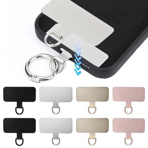 Aluminum Alloy Metal Phone Case Clip Universal Anti Lost Dust Plug | eBay