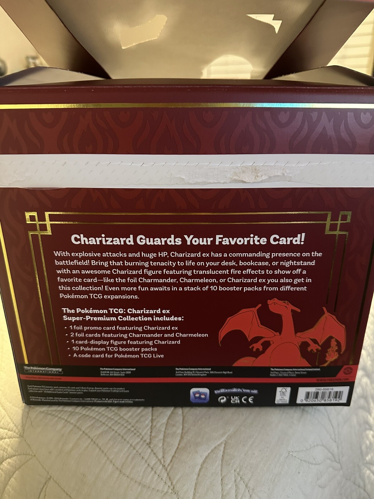 Pokemon TCG Charizard ex Super Premium Collection - New STATUE ONLY ...