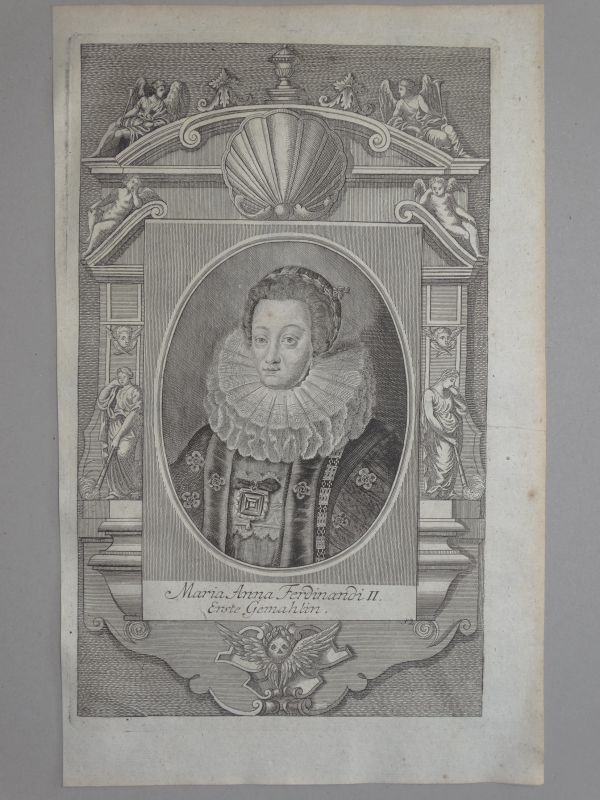 Maria Anna - Portrait Gemahlin Ferdinand II. Österreich HRR ...