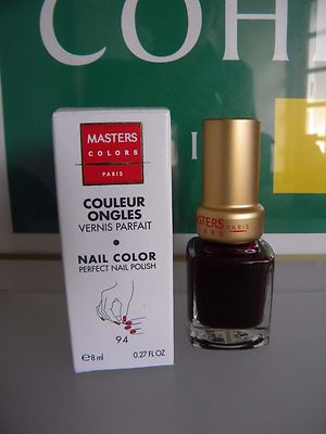 MASTERS COLORS COULEUR à ONGLES VERNIS PARFAIT 94 CASSIS blackcurrant ...