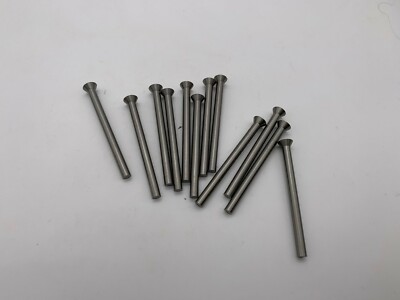 Royal .150" X 2" Long Bevel Headed Punches,Tool Steel Lot Of 12 Pieces ...
