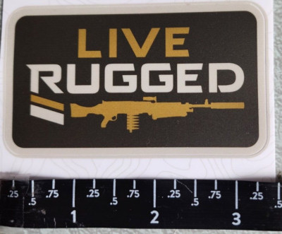 #2 - Rugged Suppressors Rifle Pistol Razor SurgeX Vinyl Sticker Decal ...