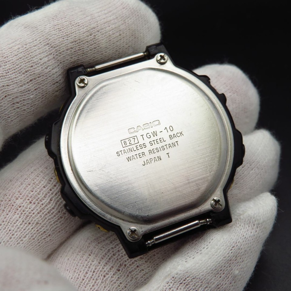Casio TGW-10 Model 827 Casio TRI Graph Vintage Watch Black White Dial ...