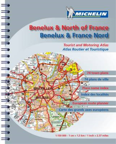 Road Atlas Benelux and N. France (Michelin Tourist & Motoring Atlases ...