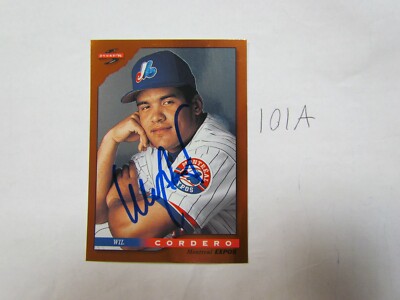 1996 Score Wil Cordero Autographed Signed Baseball Card | eBay