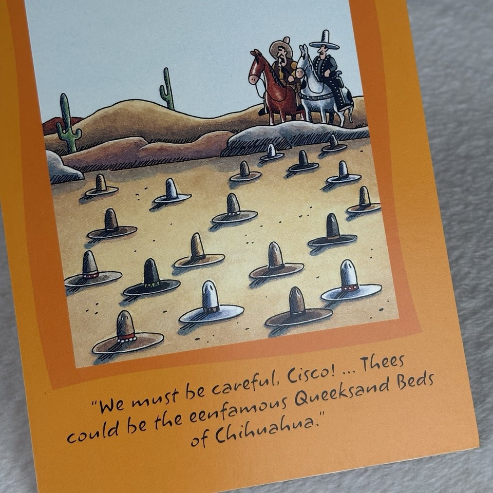 NEW! Vtg Gary Larson's The Far Side Comic 'The Cisco Kid' Birthday ...