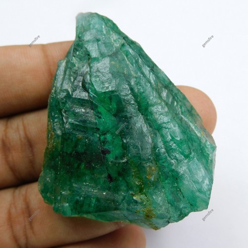 163.45 Ct Natural Genuine Emerald Green Uncut Rough CERTIFIED Loose ...