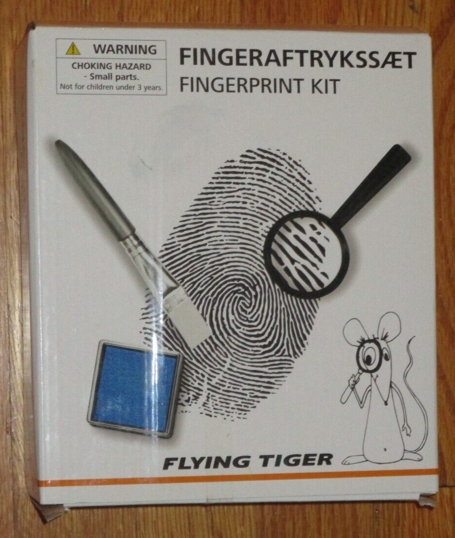 New Sealed Detective Fingerprint Kit Educational Science Toy Item ...