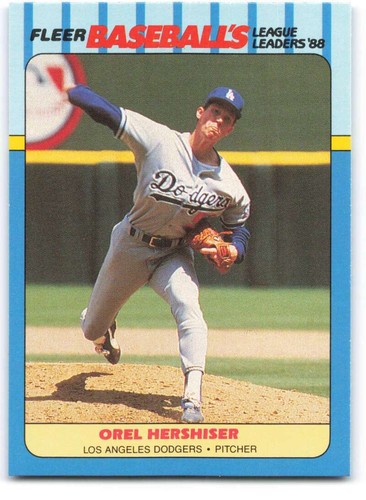 1988 Fleer League Leaders #19 Orel Hershiser NM-MT Dodgers ID:313657 | eBay