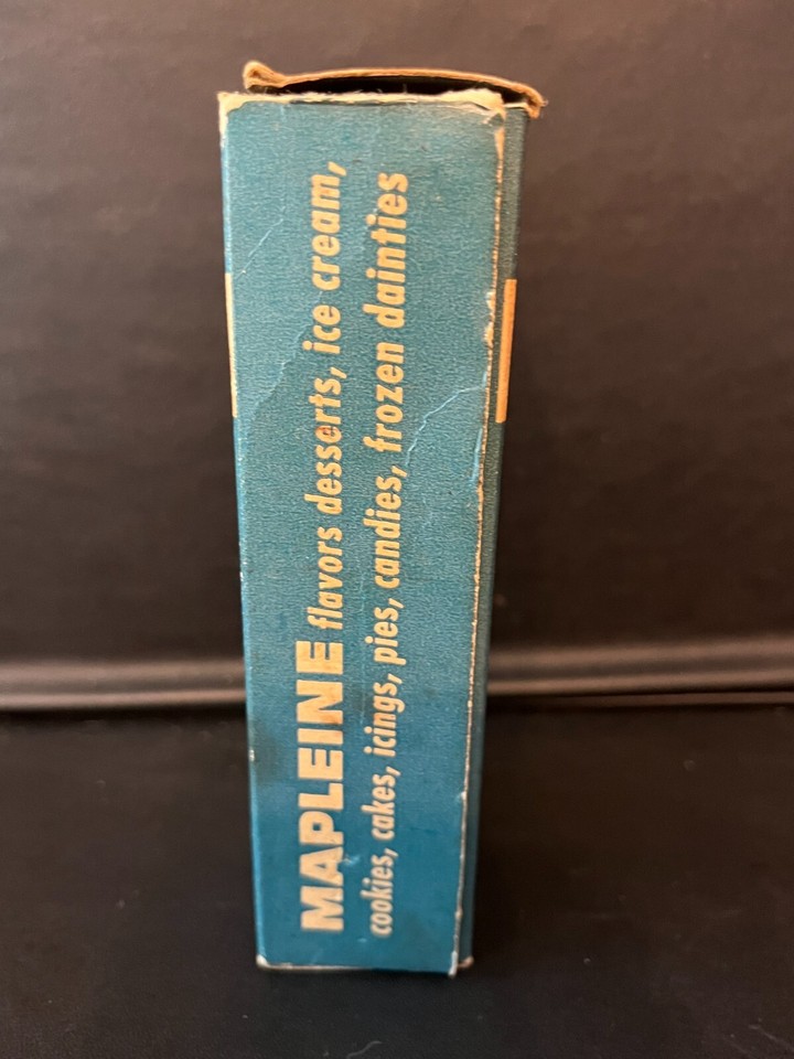 Vintage Crescent Mapleine Imitation Maple Flavor w/ Original Box ...