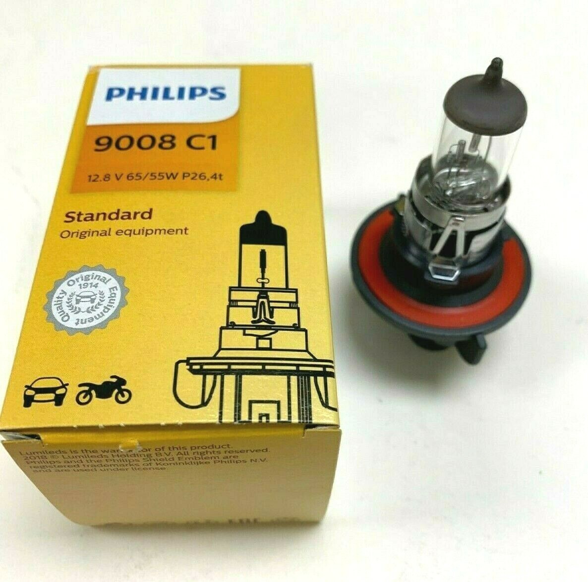 Philips H13/9008C1 Headlight Bulb 12V 60/55W | eBay