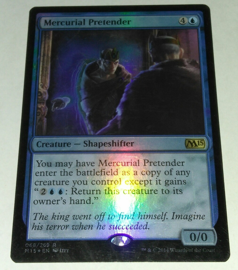 FOIL Mercurial Pretender M15 Mtg Magic the Gathering MP | eBay
