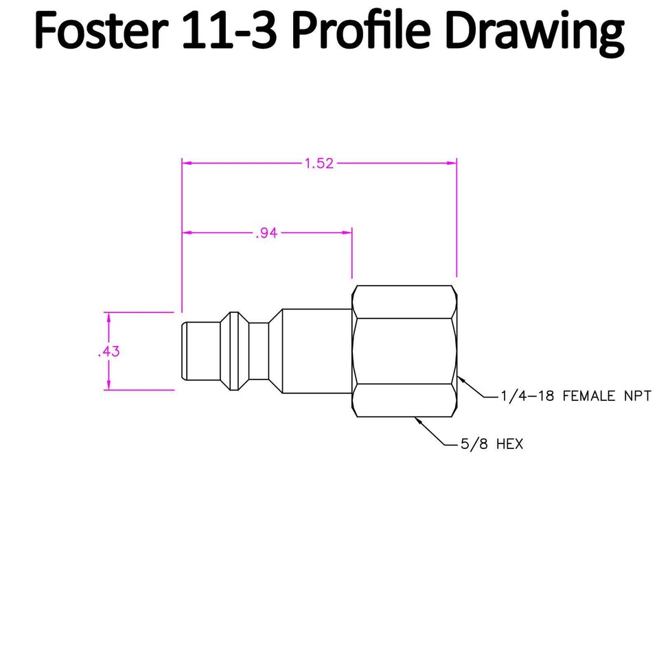 5pc 1/4" Female NPT FPT Quick Coupler Set Air Hose Connector Fittings ...