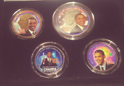 The Obama Change Collection 4 Coin Set (US-134) | eBay