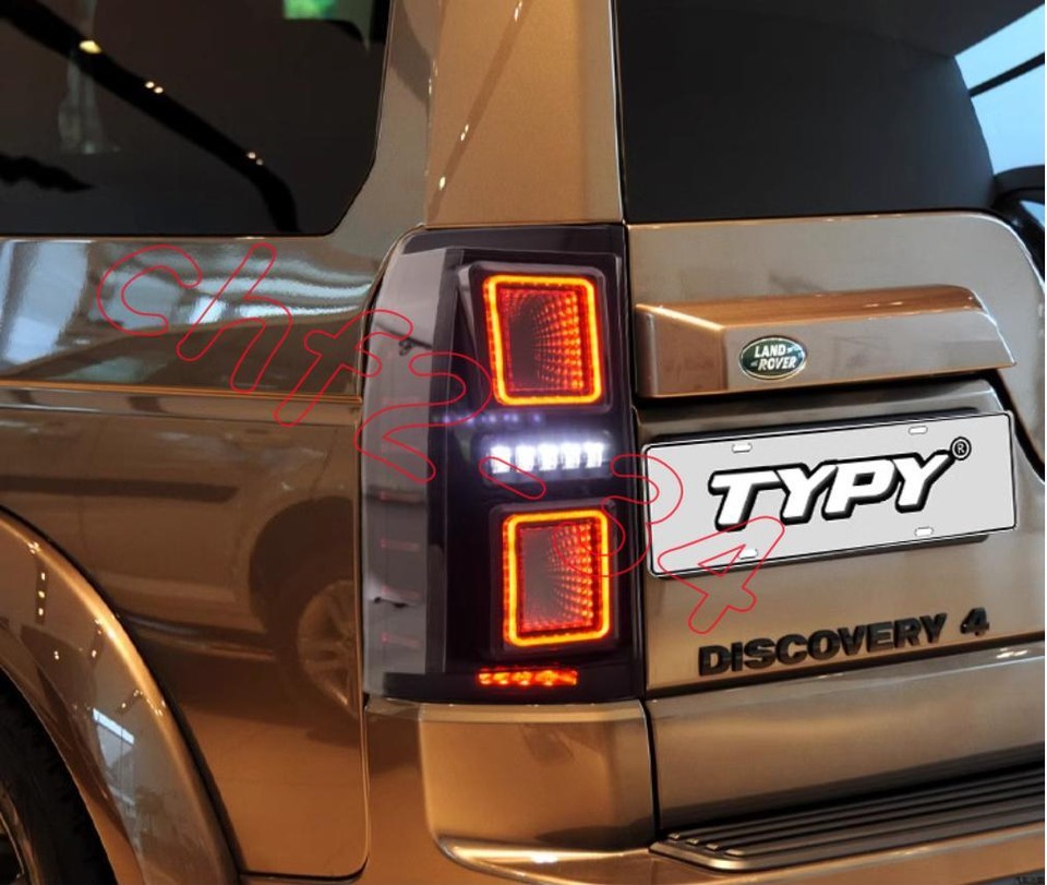 pair For Land Rover Discovery LR4 LED Tail Lights Assembly Rear Brake ...