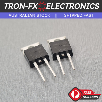 2PCS MUR1560G DIODE GEN PURP 600V 15A TO220AC | eBay Australia