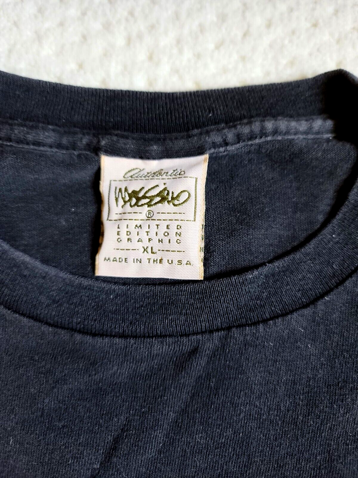 Vintage MOSSIMO Logo Limited Edition Graphic Men’s Black T Shirt Made ...