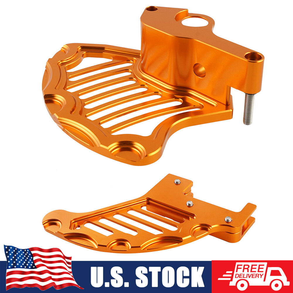 Front Rear Brake Disc Guards For KTM 125-500 SX XC XCW SXF XCF EXC F ...