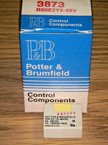 P&B Potter & Brumfield R50-E2Y2-48 General Purpose 48V, 2550 Ohm, 2A ...