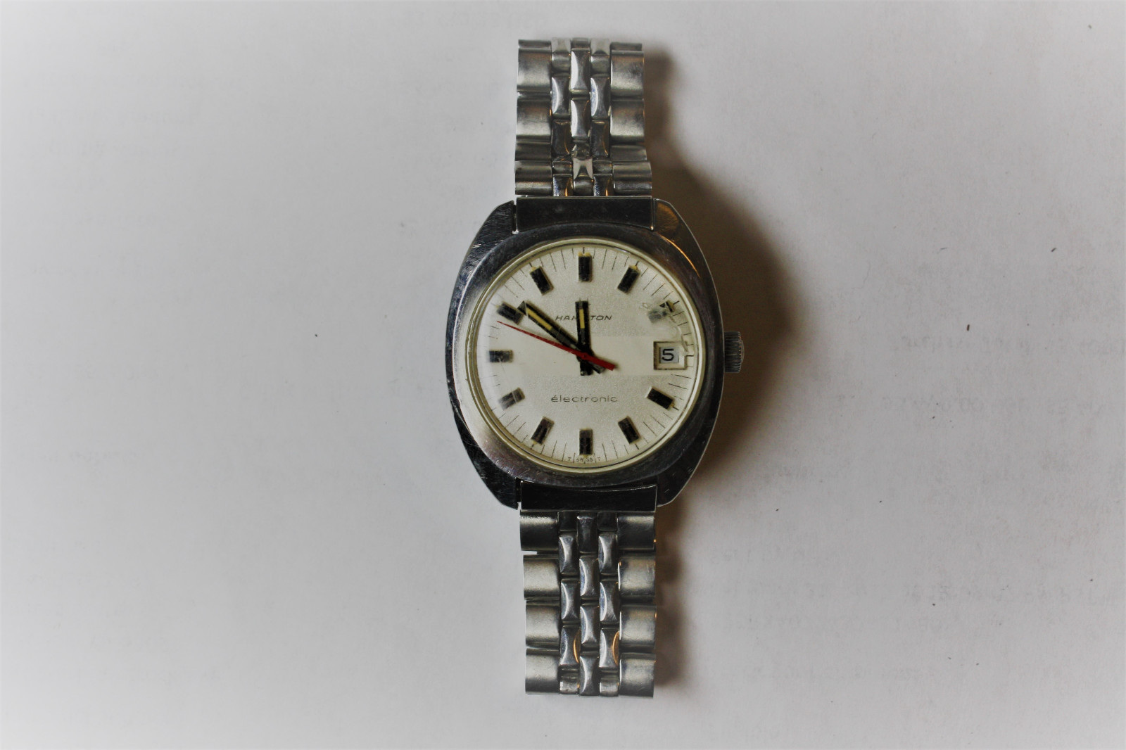 Hamilton Electronic Date ESA cal. 9154 "1972" Model 5011 "Dynotron" 13J ...