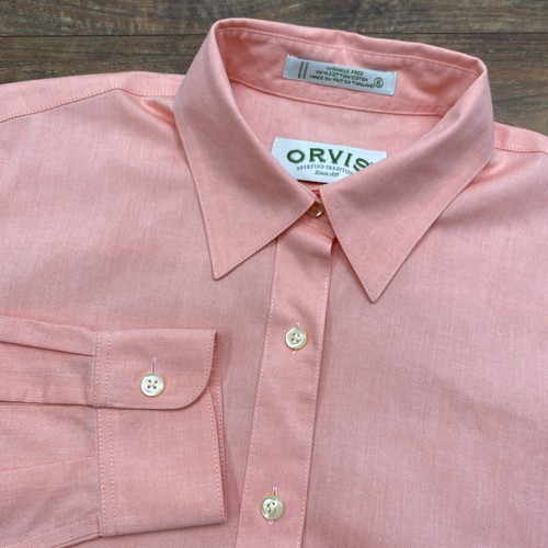 Orvis Wrinkle Free Button Up Womens Blouse Long Sleeve 100% Cotton Size ...
