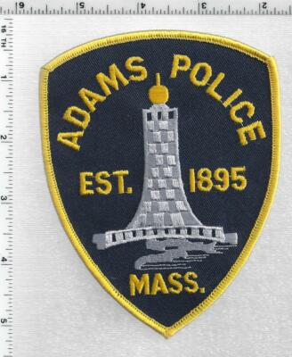 Adams Police (Massachusetts) 2nd Issue Shoulder Patch | eBay