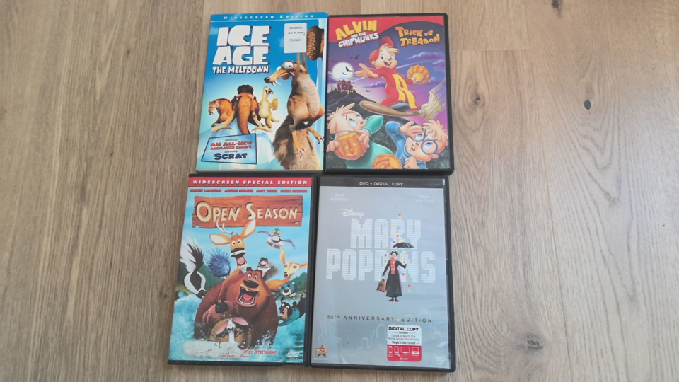 Lot of 10 Cartoon Family Children Classic Animated Kids Disney Movie ...