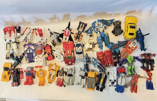 Large Lot Vintage Gobots Transformers All Loose Parts Used Look Read | eBay