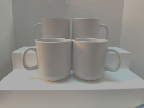 4 WHITE CRESTWARE COFFEE MUGS/QUALITY RESTAURANT WARE/4"T | eBay