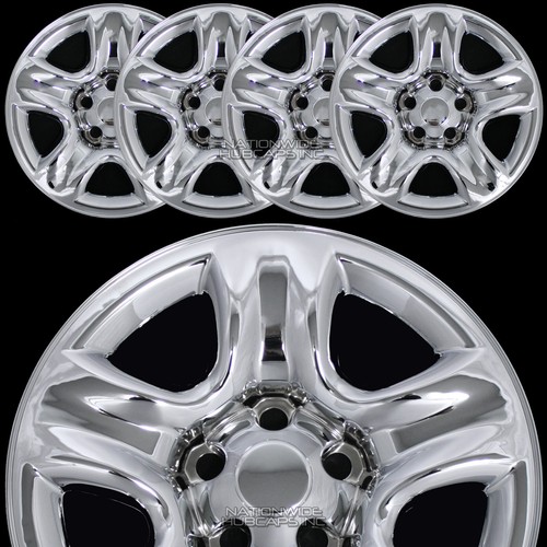 01-07 Toyota Highlander CHROME 16" Wheel Skins Hub Caps 5 Spoke Steel ...
