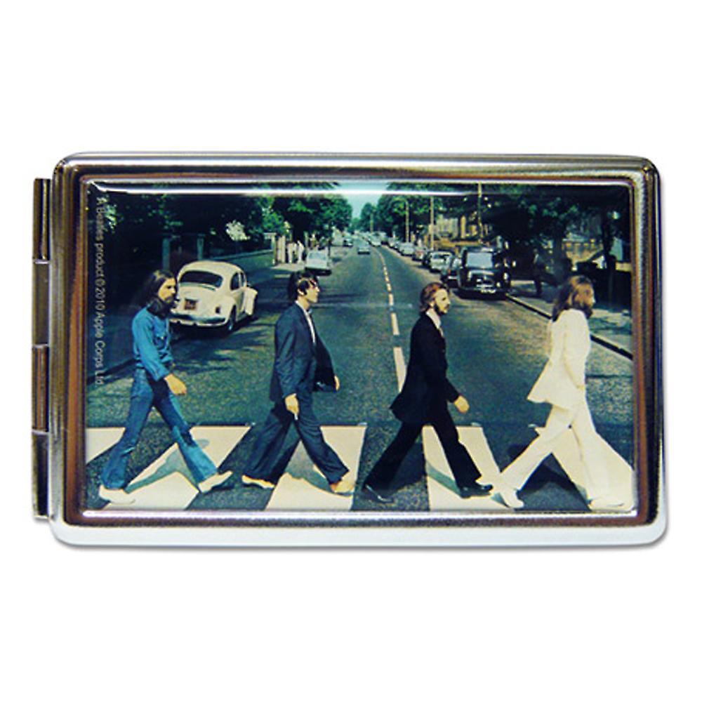THE BEATLES ABBEY ROAD LARGE COMPACT MAKE UP MIRROR IN COLLECTORS POUCH ...