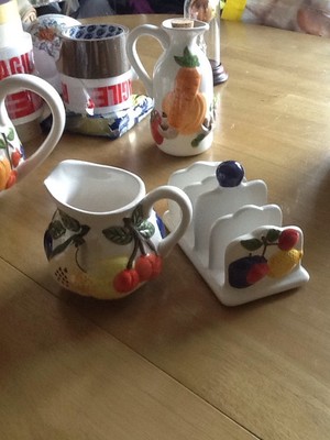 RAYWARE COUNTRY KITCHEN 3.75" MILK JUG & TOAST RACK - VGC | eBay UK