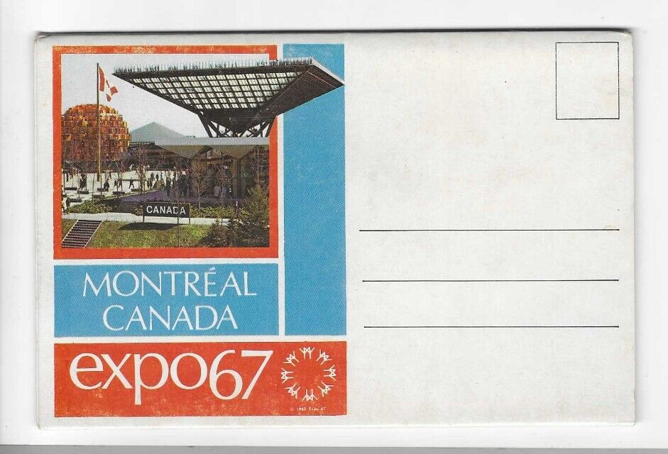 1967-POSTCARD FOLDER-EXPO 67-MONTREAL, CANADA | eBay