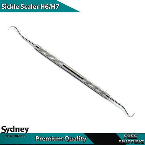 Dental Sickle Scaler Periodontal H6/H7 Explorer Probe Double Ended | eBay