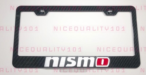 3D Nismo Performance Carbon Fiber Style Finished License Plate Frame ...