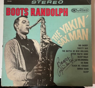 Autographed Boots Randolph vinyl records (3) | eBay