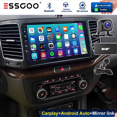 DAB+ Android 14 Für VW Sharan II 7N Seat Alhambra 2 Autoradio 4+64GB ...