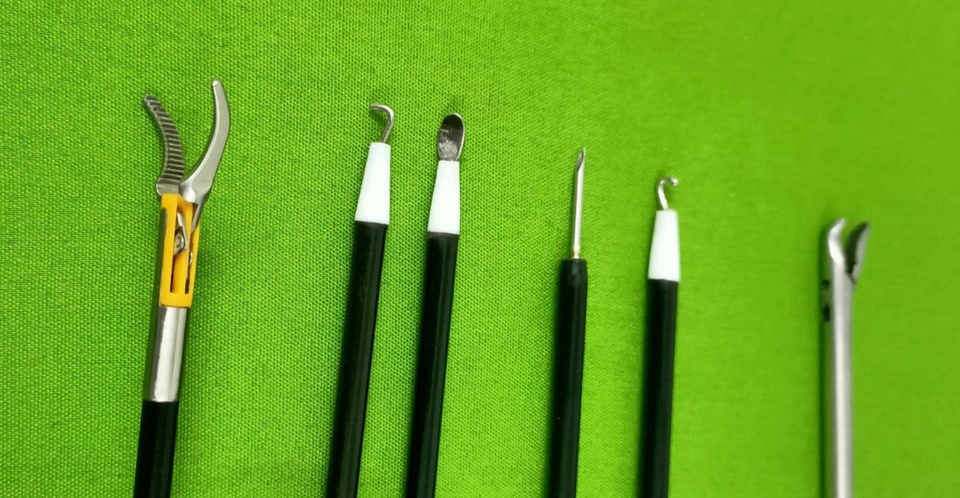 8pc Laparoscopic Mini Surgery Set 5mmx330mm Endoscopy Reusable ...