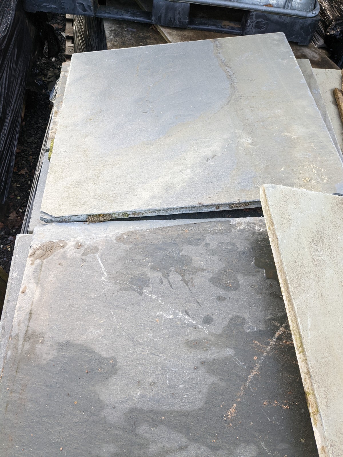 RECLAIMED SLATE SLABS NATURAL SLATE FLOOR STONE SLABS FLAGSTONES | eBay UK