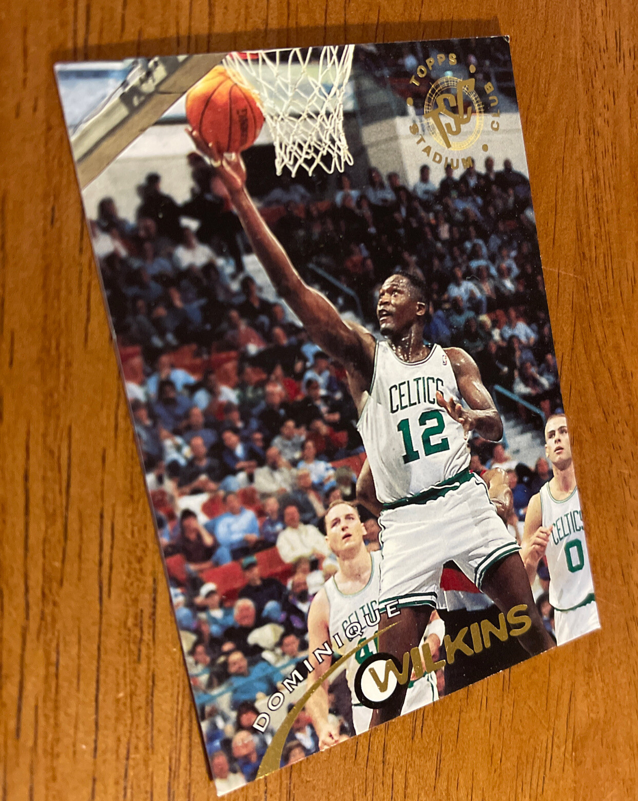 1995 Topps Stadium Club #184 Dominique Wilkins Boston Celtics | eBay