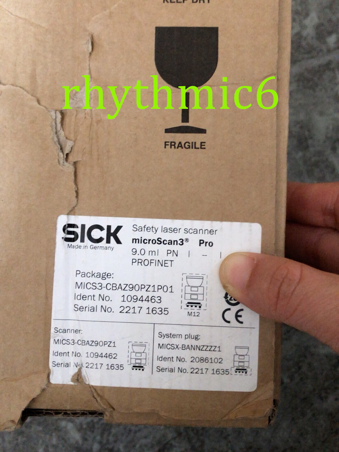 SICK Brand new MICS3-CBAZ90PZ1P01 SICK Security Laser Scanner Fast ...