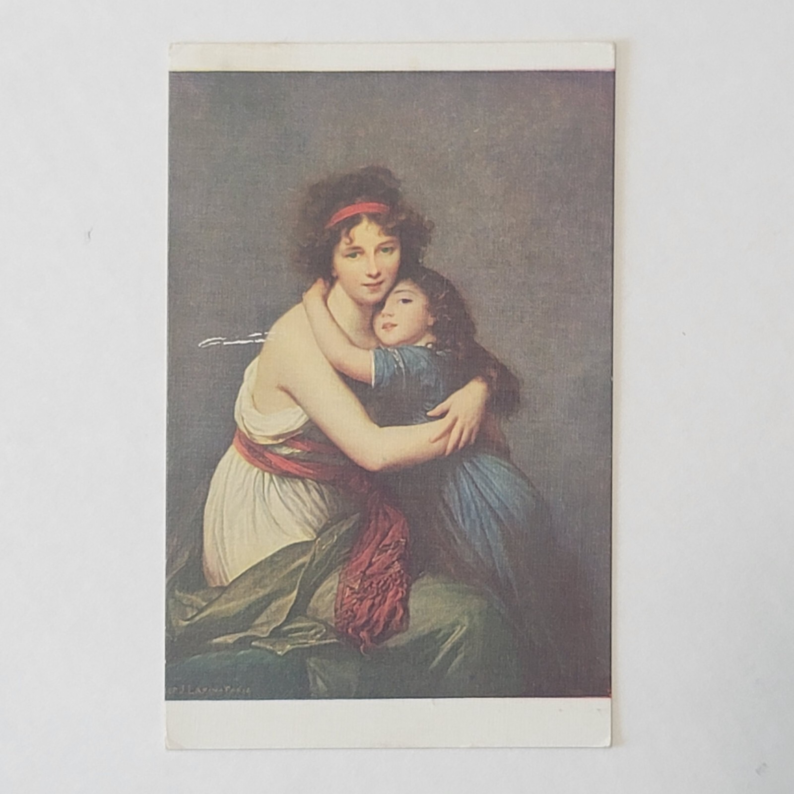 Vintage Postcard Elisabeth Vigee Lebrun Portrait Of Vigee Lebrun And ...