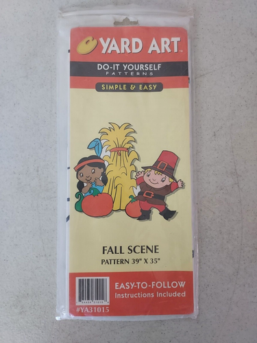 1998 Yard Art Fall Scene DIY Patterns 39" x 35" ya31015 | eBay