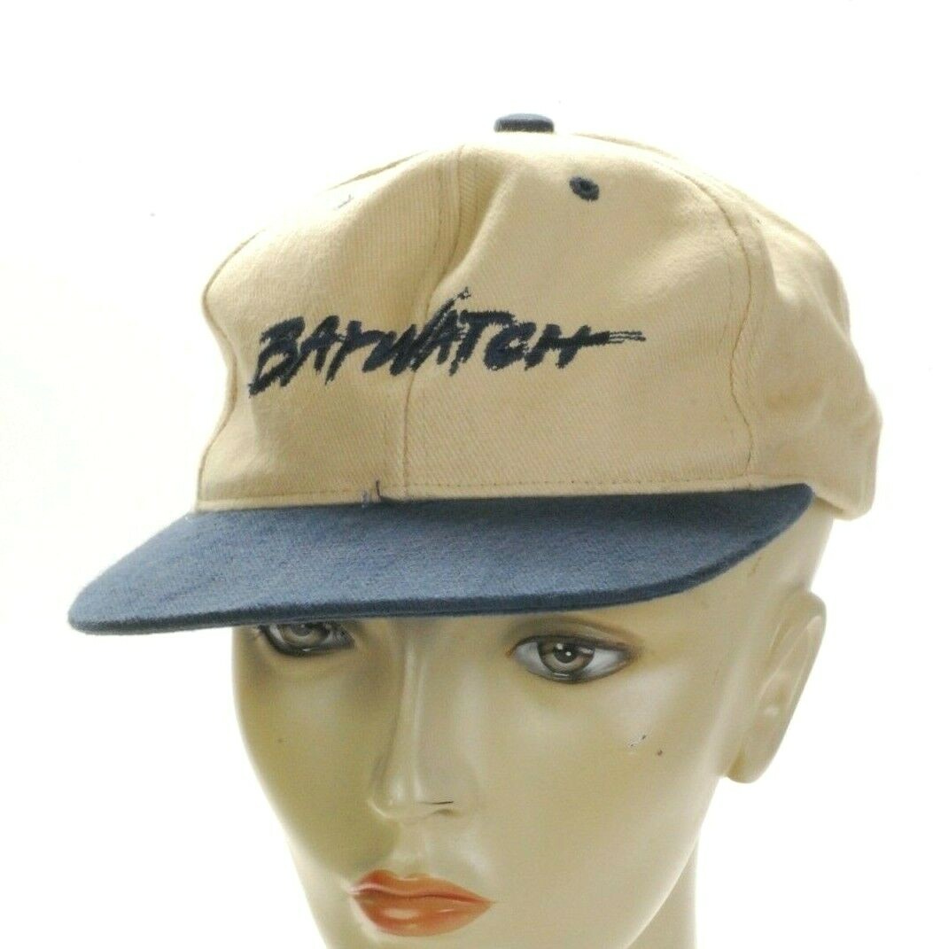 Vintage Baywatch Snapback Hat Cap Promo TV 1990s - Gem