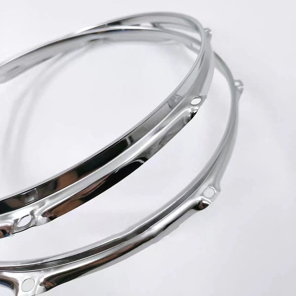 Snare Drum Hoop Rim Protector Zinc Alloy Guard for 8 10 12 14 Inch ...